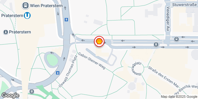 WIEN AUSSTELLUNGSSTRASSE. - Shell