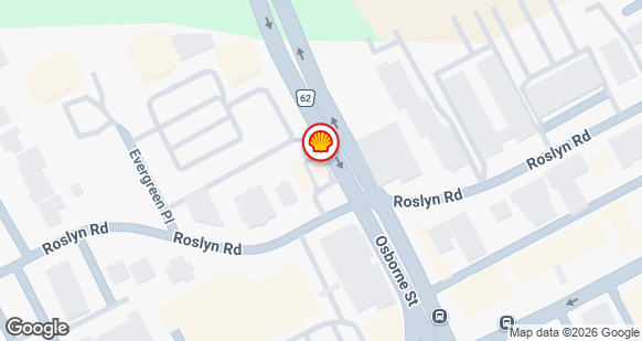 OSBORNE ST - ROSLYN RD. - Shell
