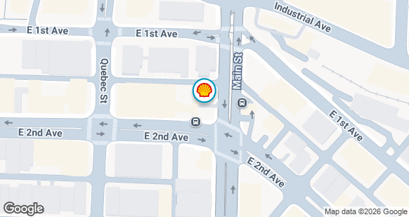 MAIN ST - 2 AVE E. - Shell