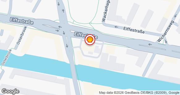 HAMBURG, EIFFESTR - Shell