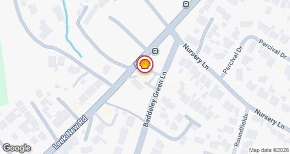 BADDELEY GREEN SERVICE STATION - Shell
